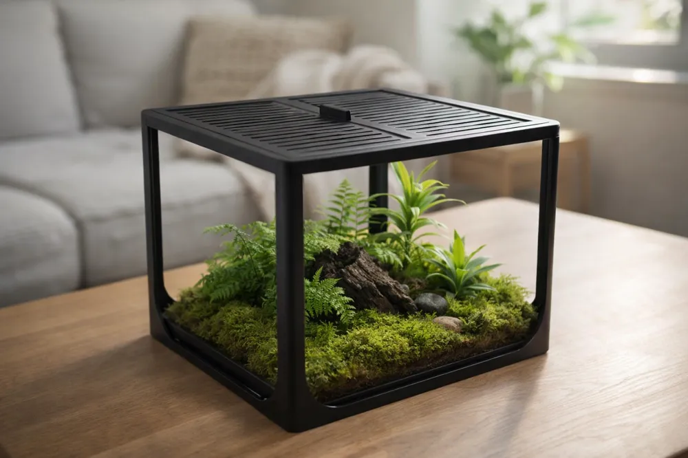 Small Scale Terrarium Enclosure 213x213x170 mm - Free 3D Print Model ...