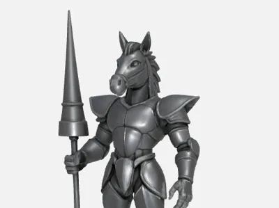horse general - Free 3D Print Model - MakerWorld