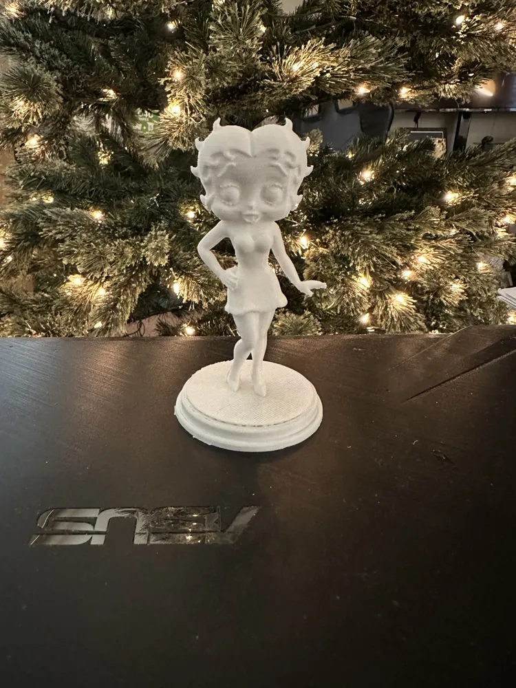 Betty Boop 4 - Free 3D Print Model - MakerWorld