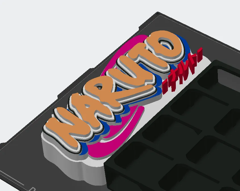 Présentoir Naruto 12 compartiments mini Funko Pop - Modèle d'Impression ...