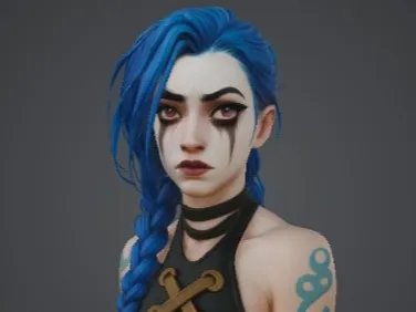 Realistic Jinx - Free 3D Print Model - MakerWorld