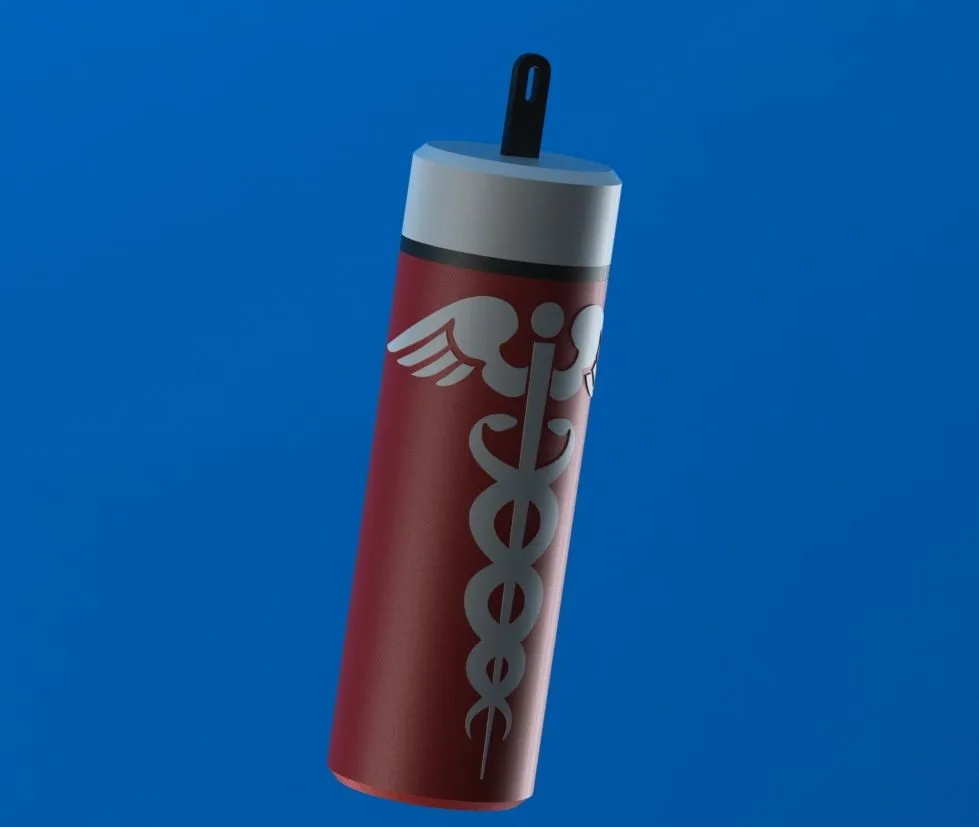 Portapillole più vano segreto per banconote, lama e ago. - Modello di ...