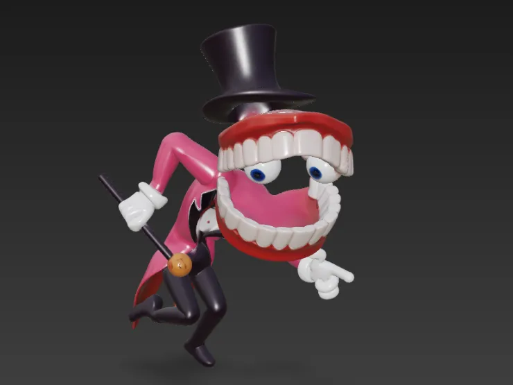 Caine tadc fan art - Free 3D Print Model - MakerWorld