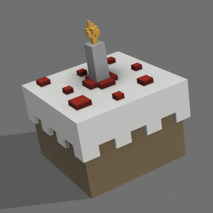 Minecraft Cake Box - Free 3D Print Model - MakerWorld