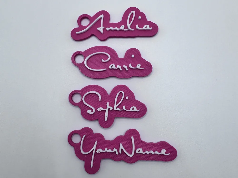 Taylor Swift Album Font Custom Keychain Generator - Free 3D Print Model ...