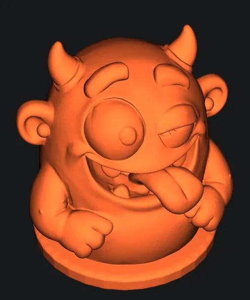 Cyclops Monster Figure – Cheerful Decoration - Free 3D Print Model ...