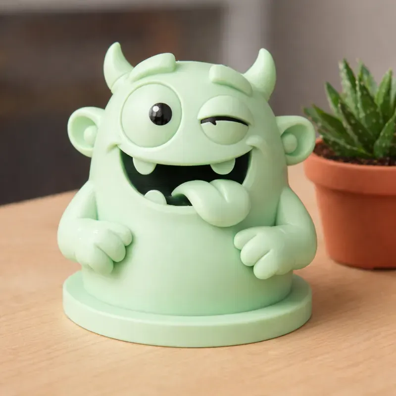 Cyclops Monster Figure – Cheerful Decoration - Free 3D Print Model ...