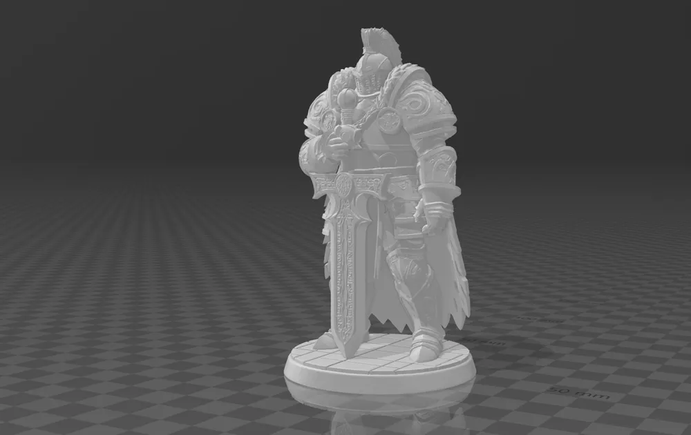 Paladin, Knight, Fighter, Tank - Free 3D Print Model - MakerWorld