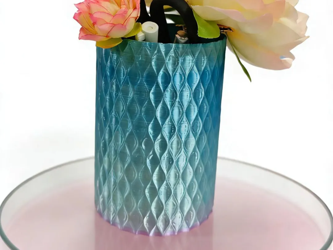 Wave Texture Pen Holder - Free 3D Print Model - MakerWorld