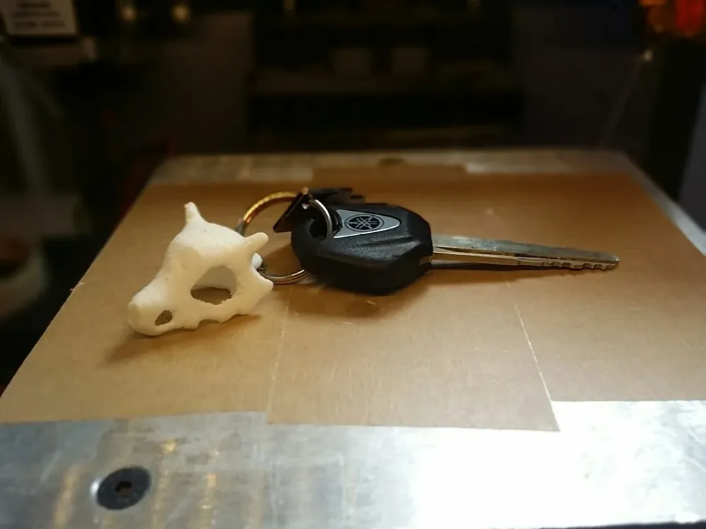 Skull Keychain - Free 3D Print Model - MakerWorld