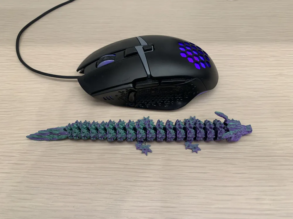 Mini Dragon (Flexi) - Free 3D Print Model - MakerWorld