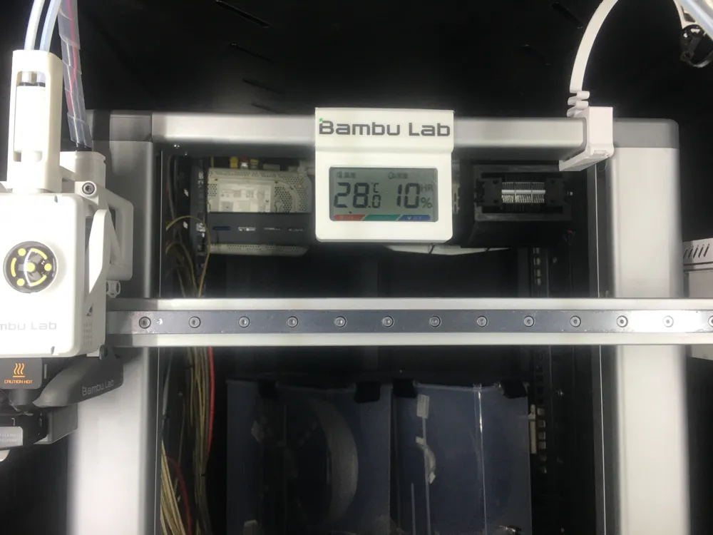A1 Large Screen Thermometer Hygrometer Holder - Free 3D Print Model ...