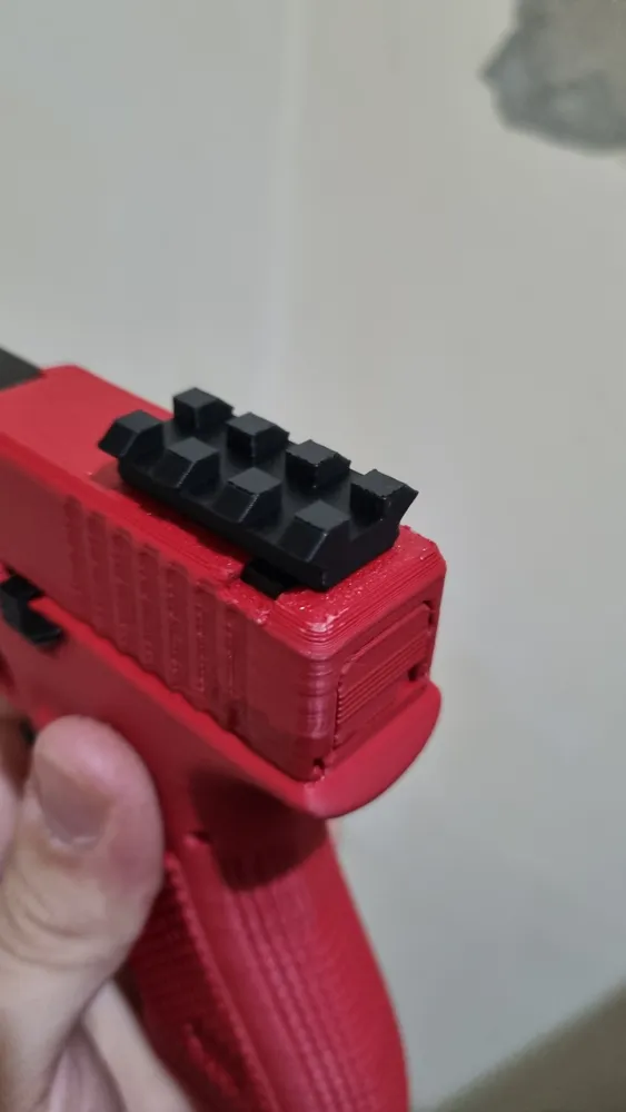 20mm rail sight for glock - Free 3D Print Model - MakerWorld