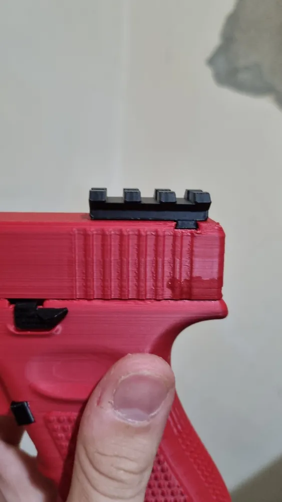 20mm rail sight for glock - Free 3D Print Model - MakerWorld