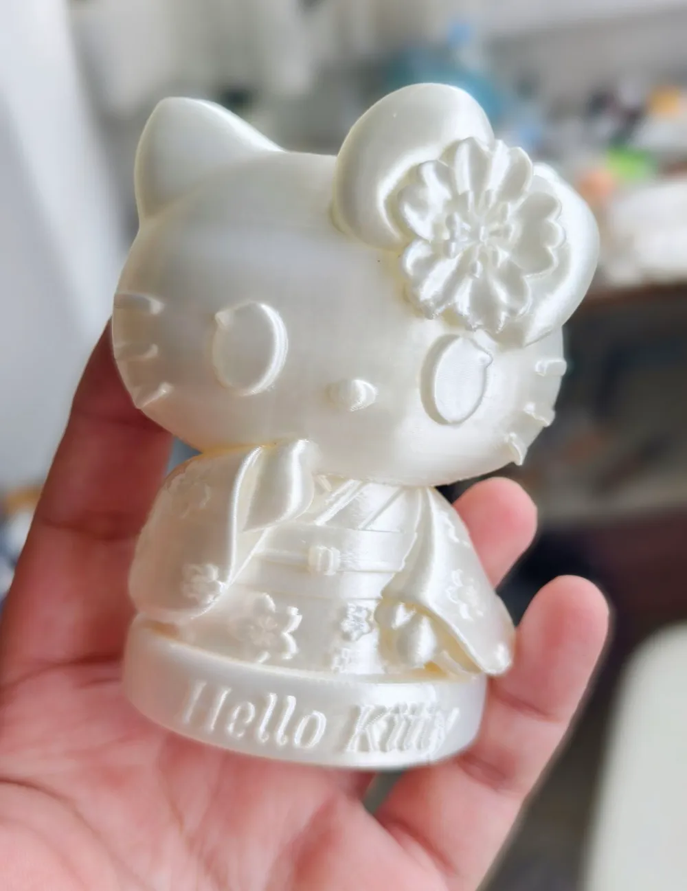 Cherry Blossom Hello Kitty KT Cherry Blossom Girl Kimono - Free 3D ...