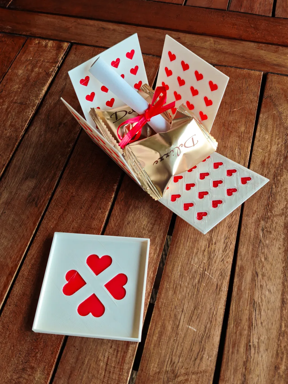 Foldable Valentine Gift Box - Free 3D Print Model - MakerWorld