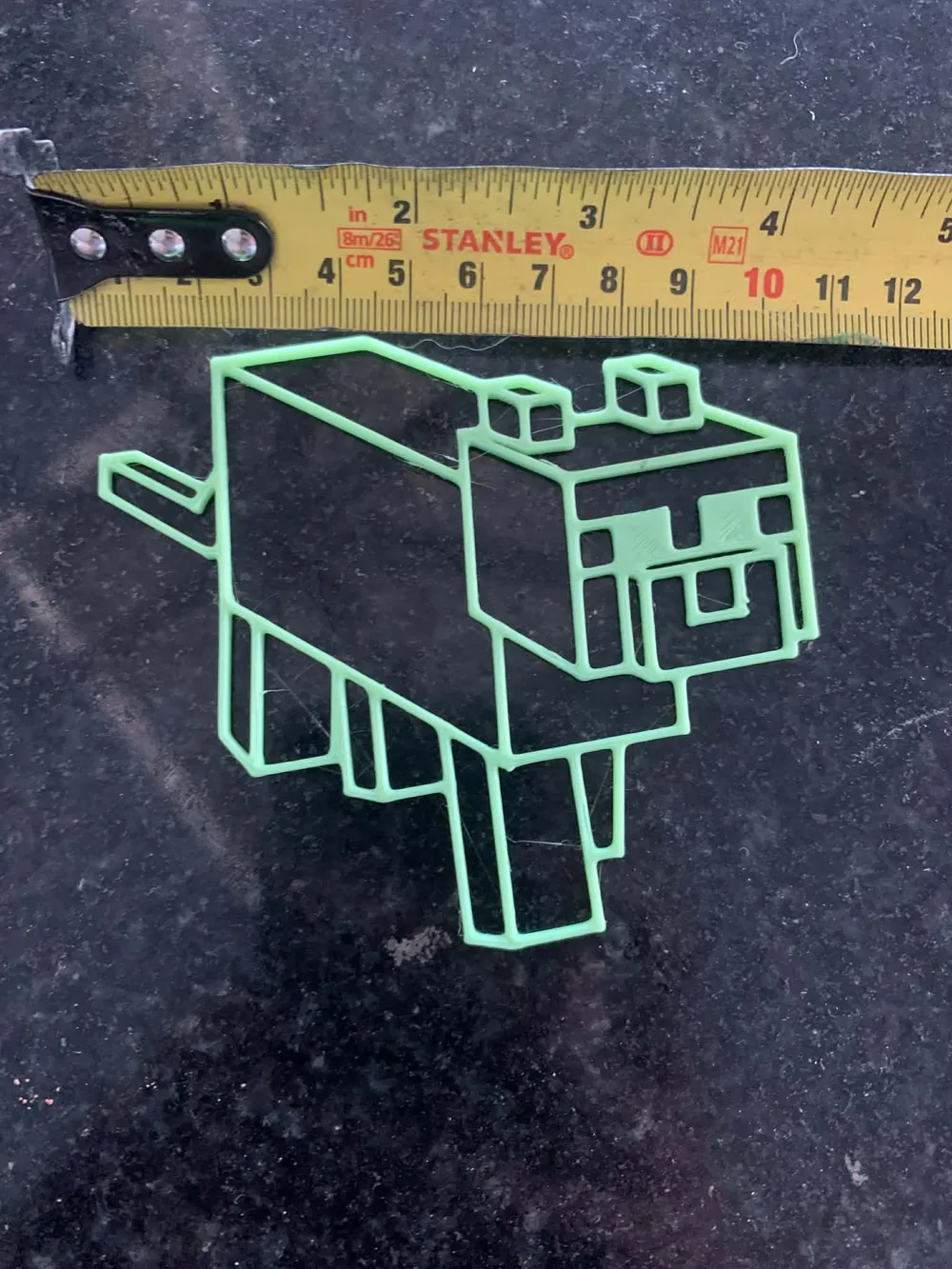Minecraft Inspired Cat Wall/Flat Art - Free 3D Print Model - MakerWorld