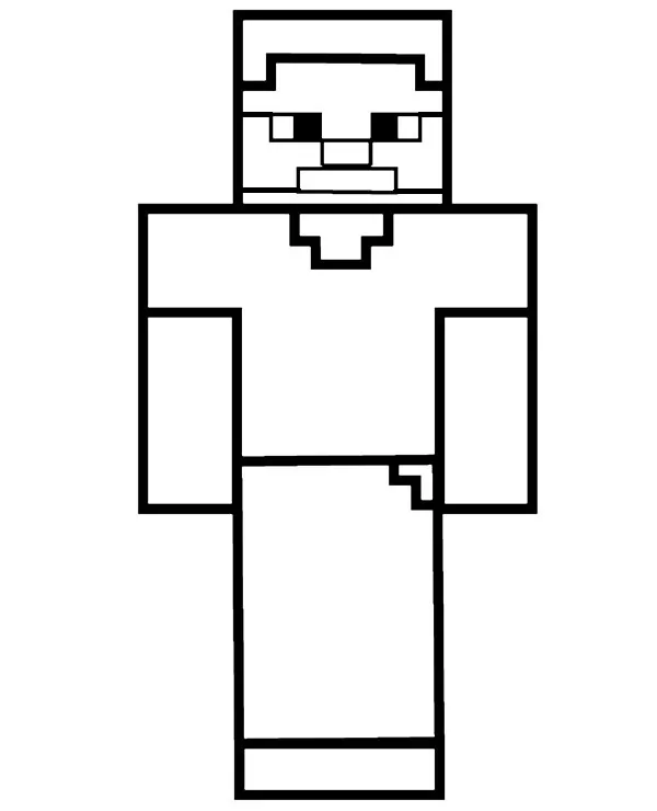 Minecraft Inspired Steve Flat/Wall Art - Free 3D Print Model - MakerWorld