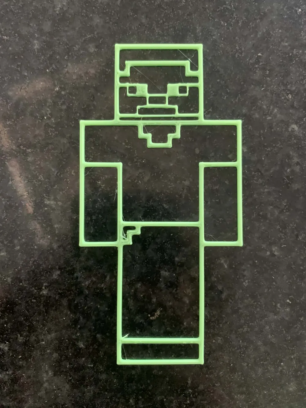 Minecraft Inspired Steve Flat/Wall Art - Free 3D Print Model - MakerWorld