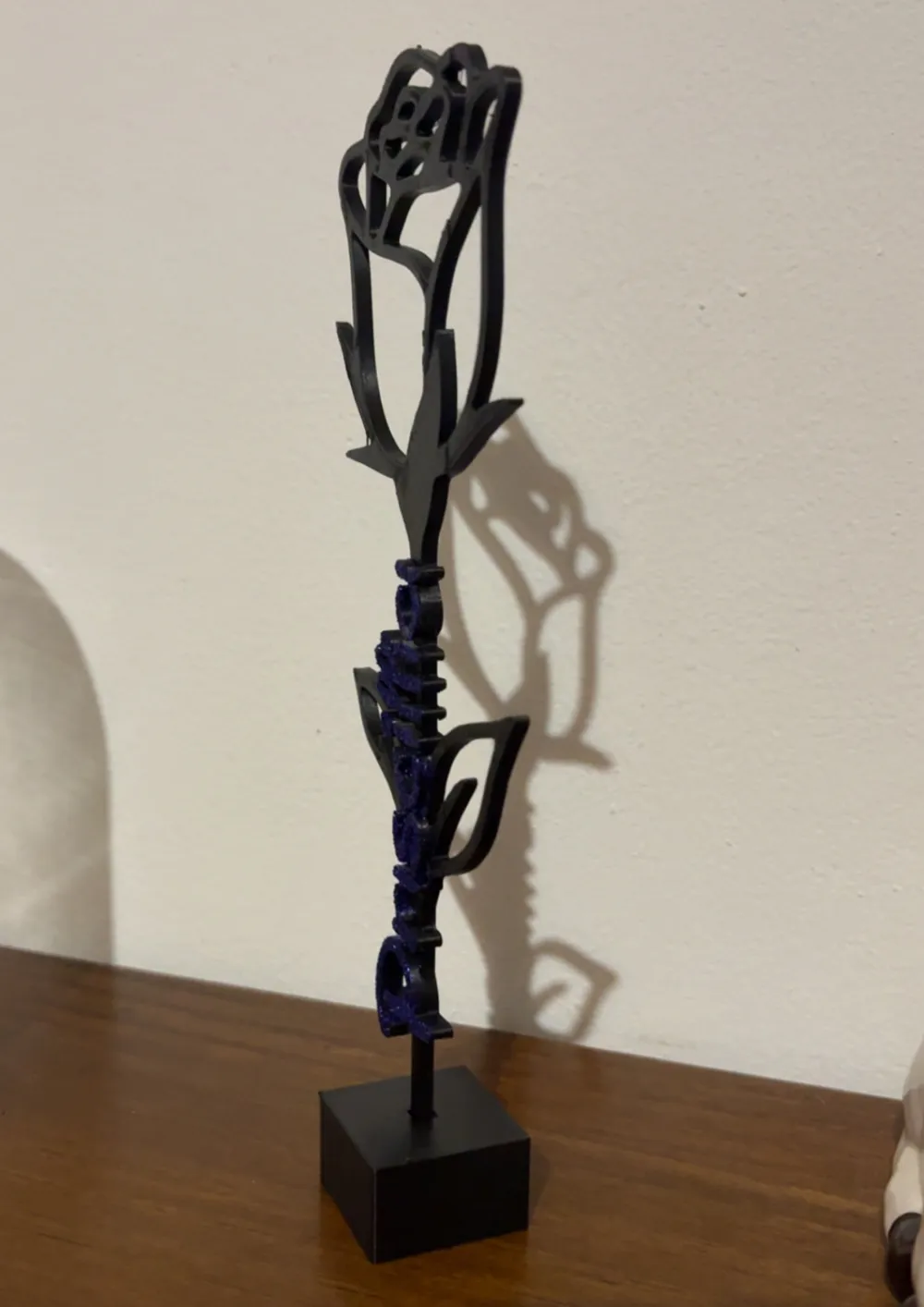 Rose with editable name - Free 3D Print Model - MakerWorld