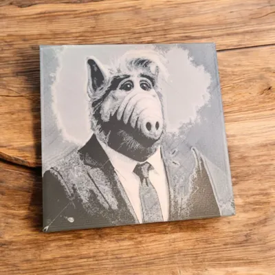 HueForge Alf - Free 3D Print Model - MakerWorld