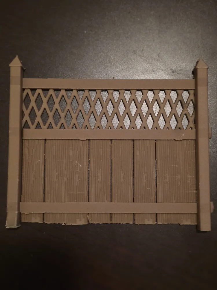 Private fence panel - Free 3D Print Model - MakerWorld