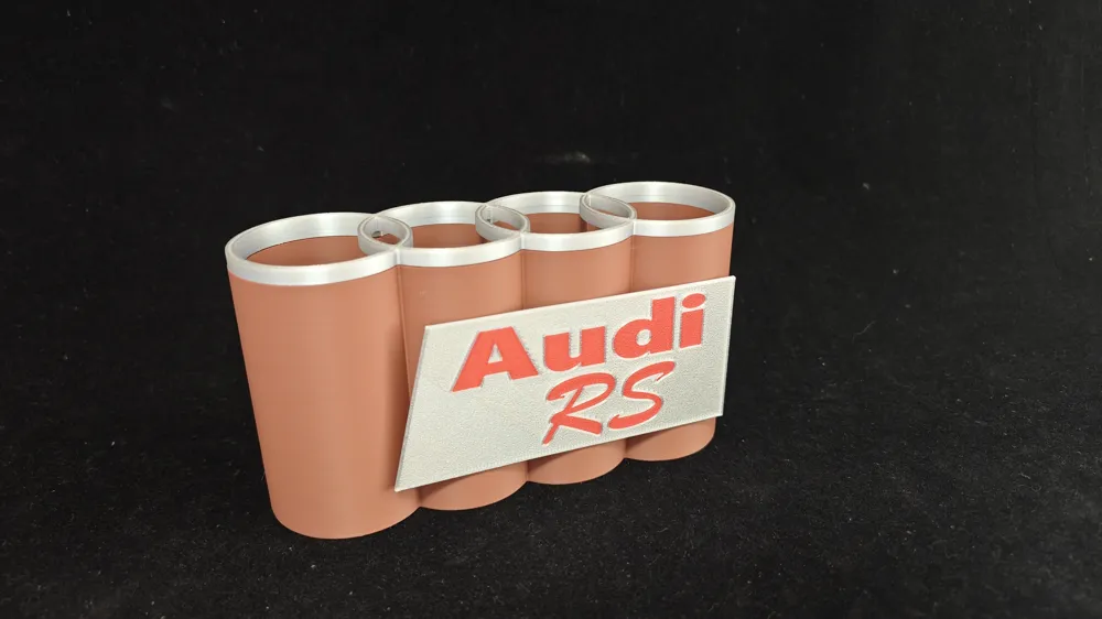 Audi Logo Pen Holder Desk Organizer Storage Box AUDI - Free 3D Print ...