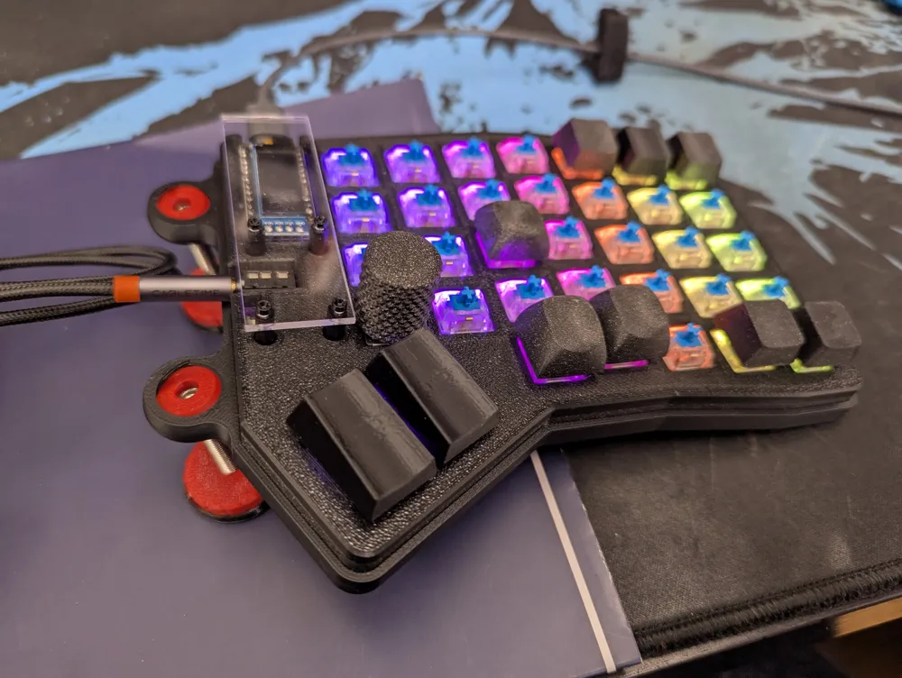 Tenting base for nomad split keyboard - Free 3D Print Model - MakerWorld