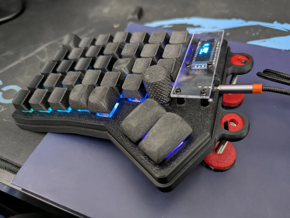 Tenting base for nomad split keyboard - Free 3D Print Model - MakerWorld
