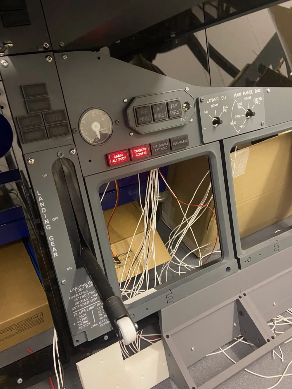 Boeing 737 Annunciator Main Instrument Panel - Free 3D Print Model ...