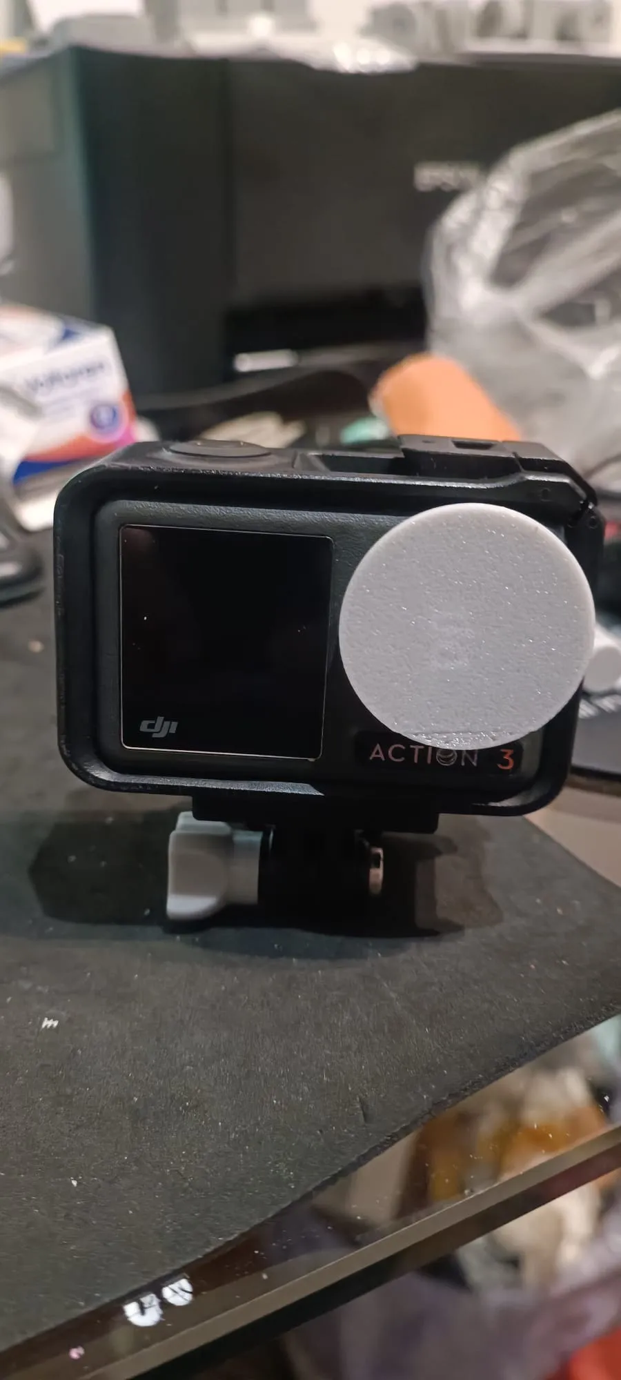 Dji action 3 lens cap - Free 3D Print Model - MakerWorld