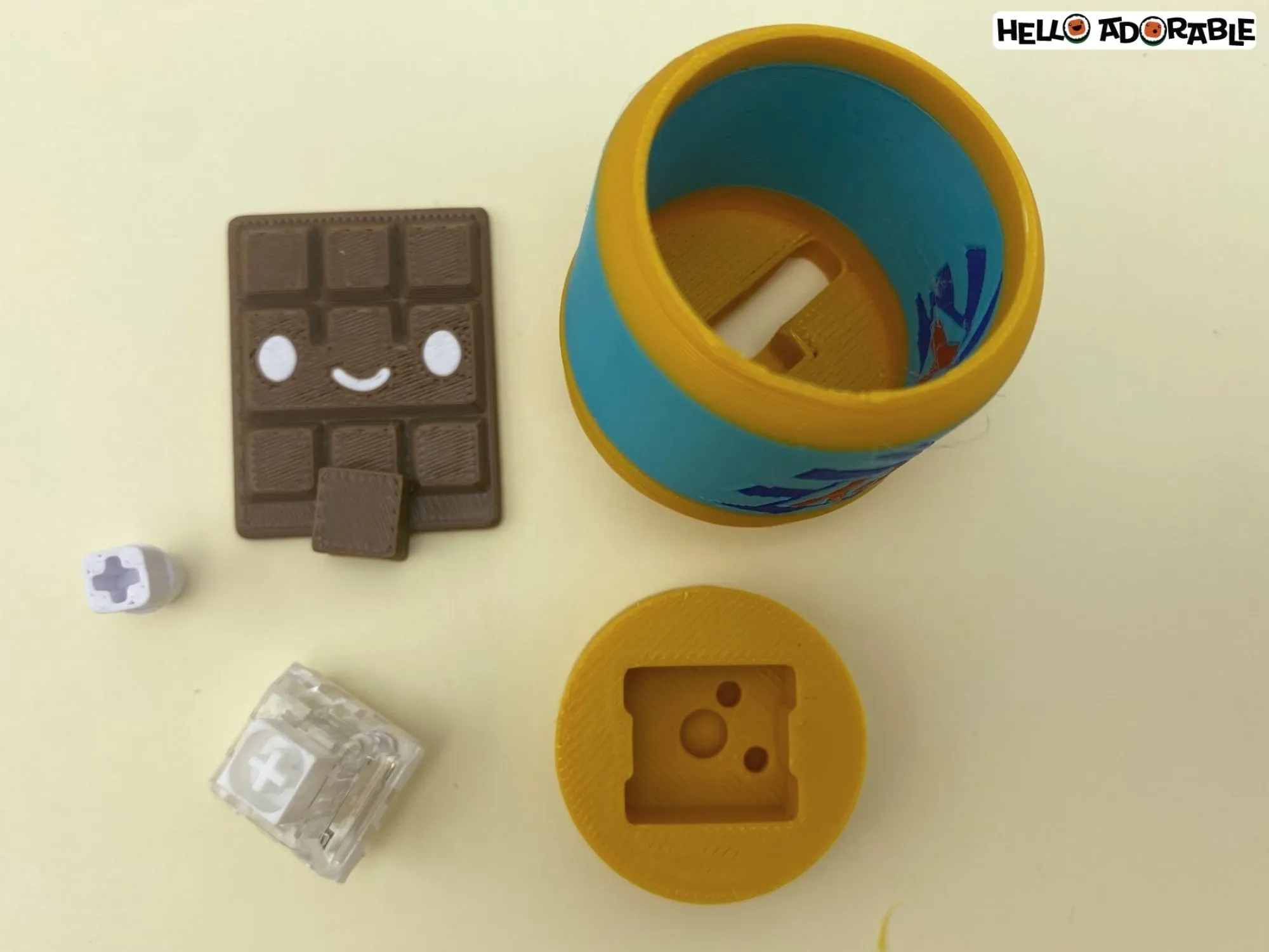 Peanut Butter and Chocolate Fidget Clicker - Free 3D Print Model ...