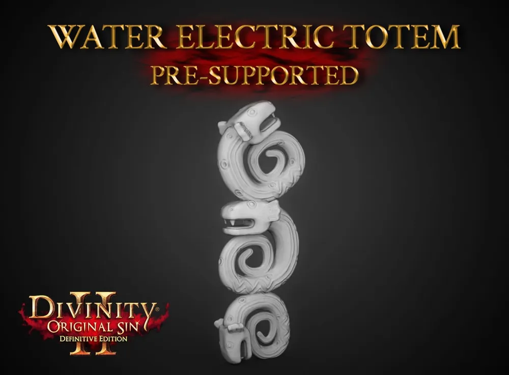 Divinity Original Sin 2 - Totem d'eau / électrique - Modèle d ...