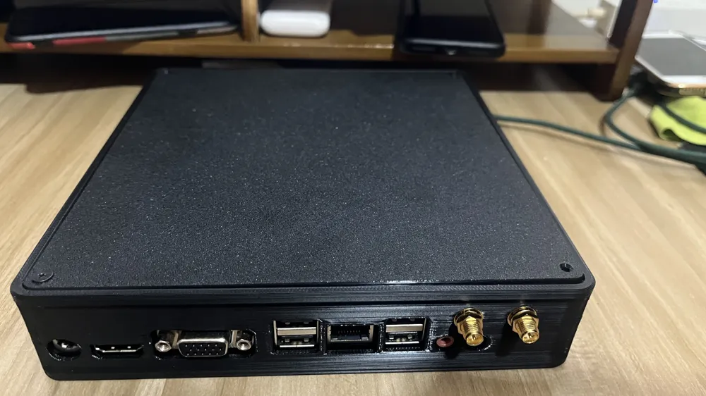 ITX chassis DC powered Thin-ITX industrial PC all-in-one motherboard ...