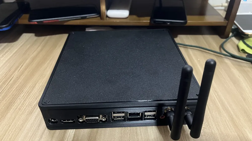 ITX chassis DC powered Thin-ITX industrial PC all-in-one motherboard ...