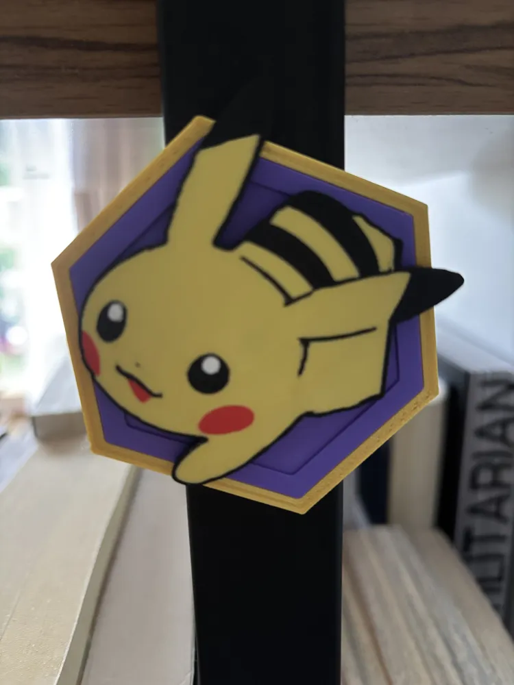 TCGP Pikachu Emblem - Free 3D Print Model - MakerWorld