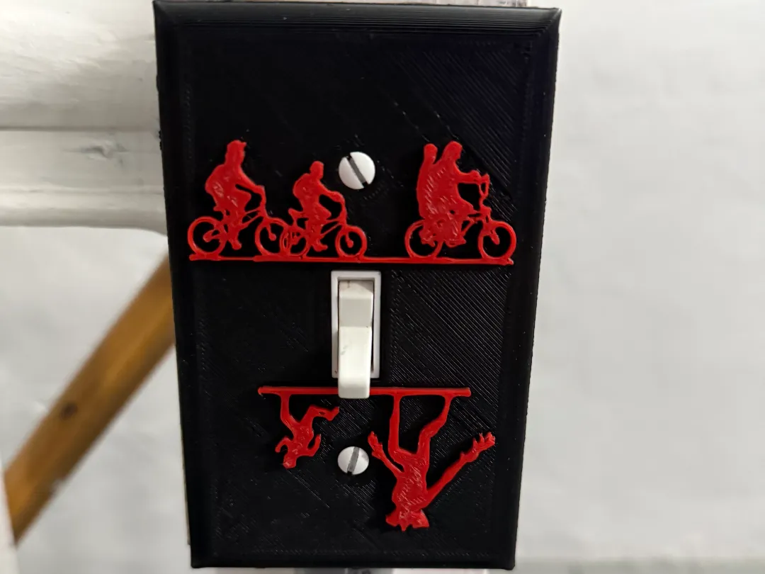Stranger Things Light Switch Cover - Free 3D Print Model - MakerWorld