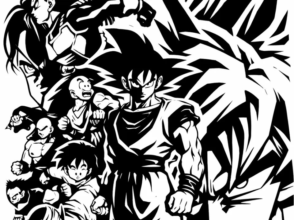 Dragon Ball Z Silhouette Plaques (No AMS Needed) - Free 3D Print Model ...