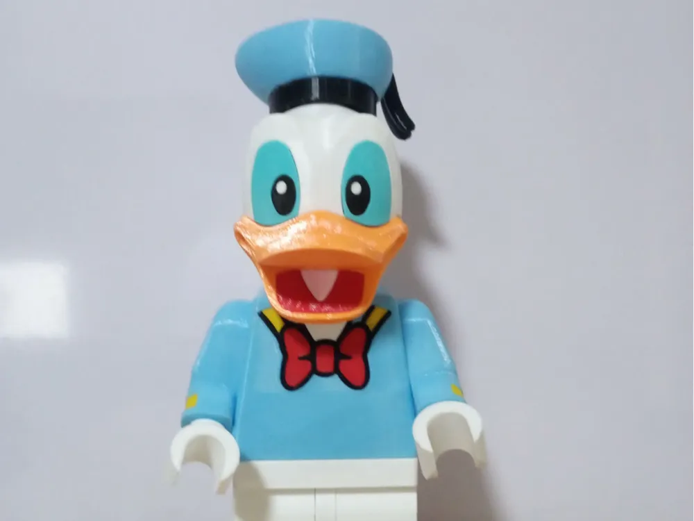 Donald Duck Giant Minifig - Free 3D Print Model - MakerWorld