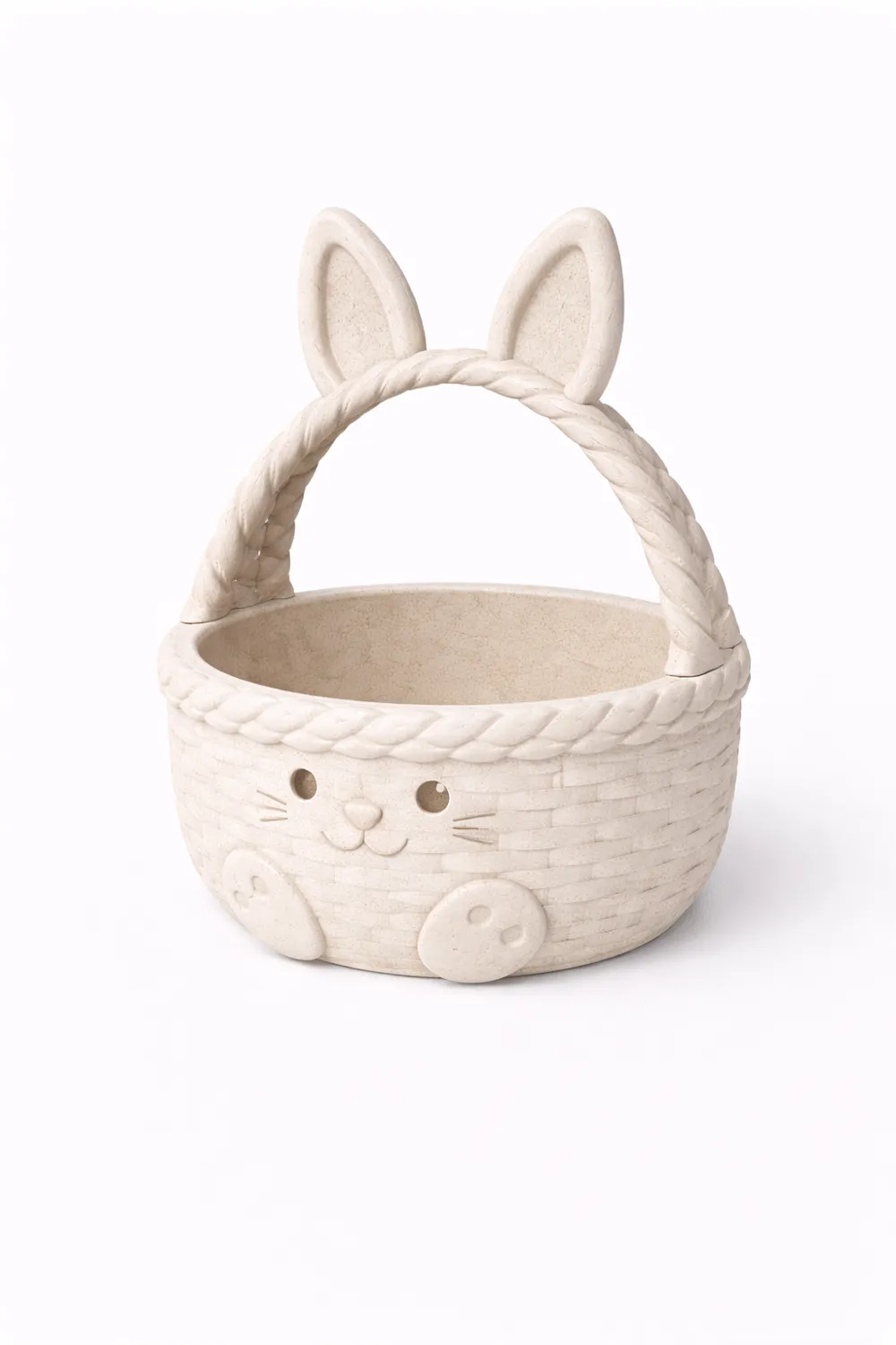 Bunny Basket – Cute Easter 3D Printable Basket - Free 3D Print Model ...