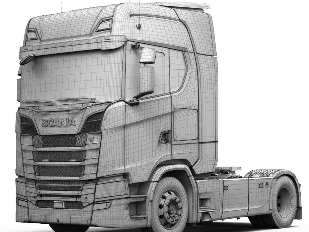 1/14 Scania Truck Model Shell|Printable Cab|Truck Head|SCANIA 730 /770S ...