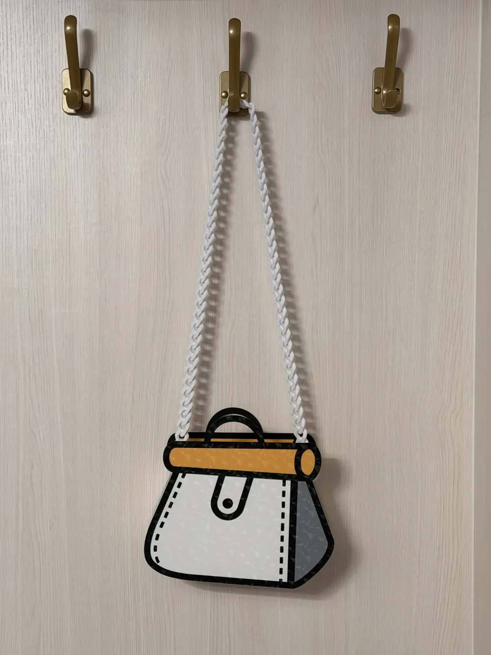 Manga bag (with chain, can be worn over the shoulder, cross-body, or ...