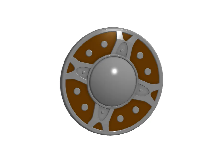 skyrim unhammered ironshield - Free 3D Print Model - MakerWorld