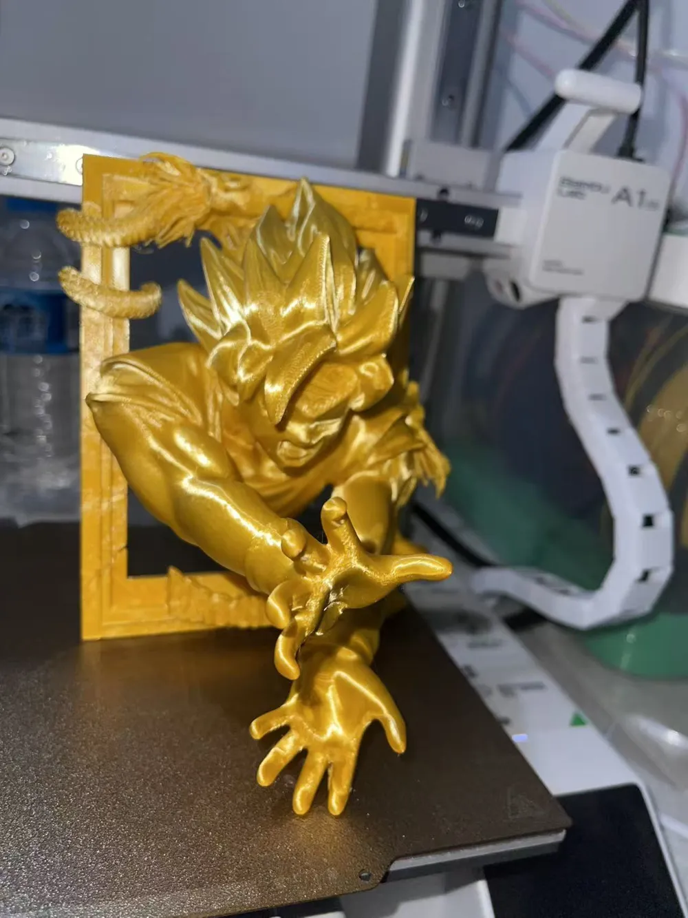 Mini Printable Dragon Ball Goku Figurine - Free 3D Print Model - MakerWorld