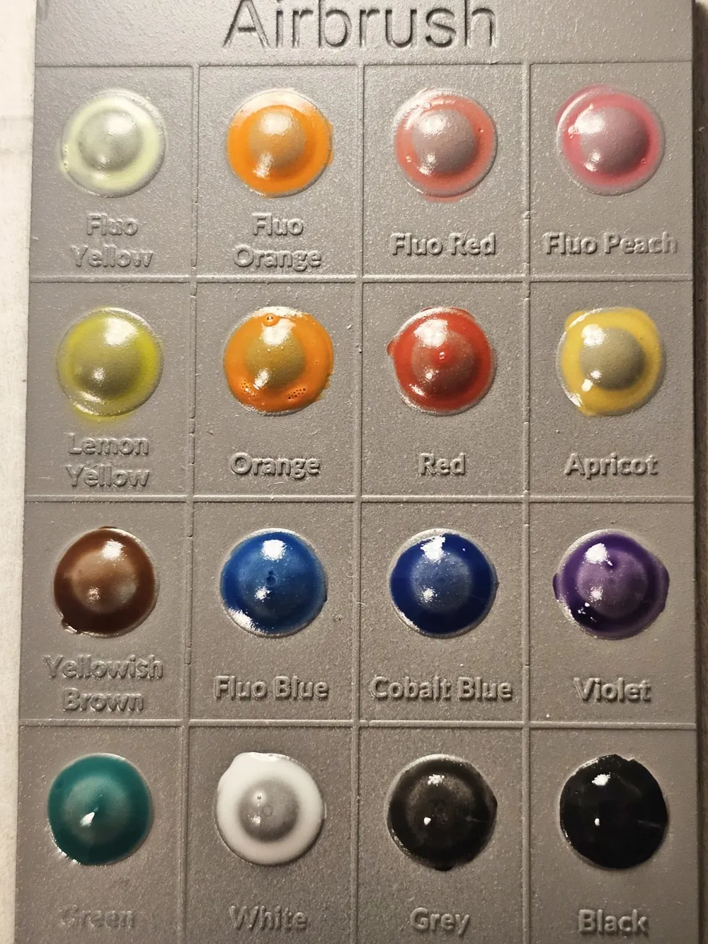 Color palette for paint testing - Free 3D Print Model - MakerWorld