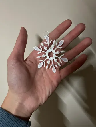 Snowflake - Free 3D Print Model - MakerWorld