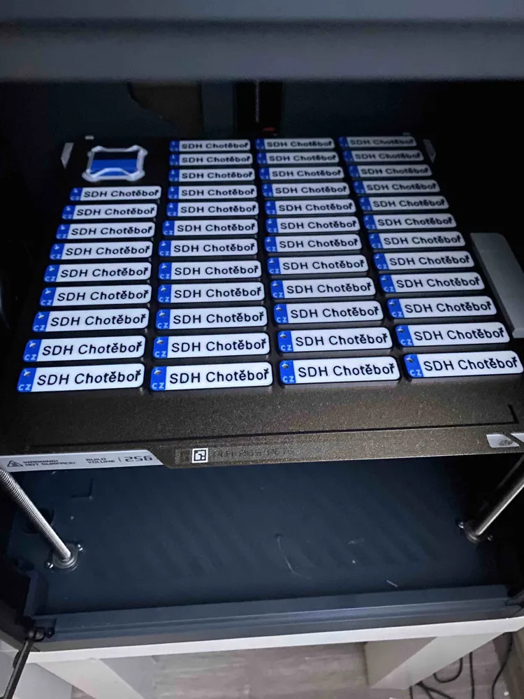 0.16mm, CZ License Plate - double-sided aligned - Free 3D Print Model ...