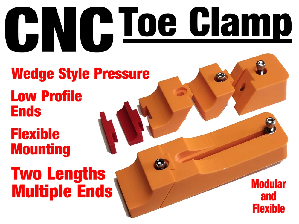 CNC Toe / Edge Clamp - Free 3D Print Model - MakerWorld