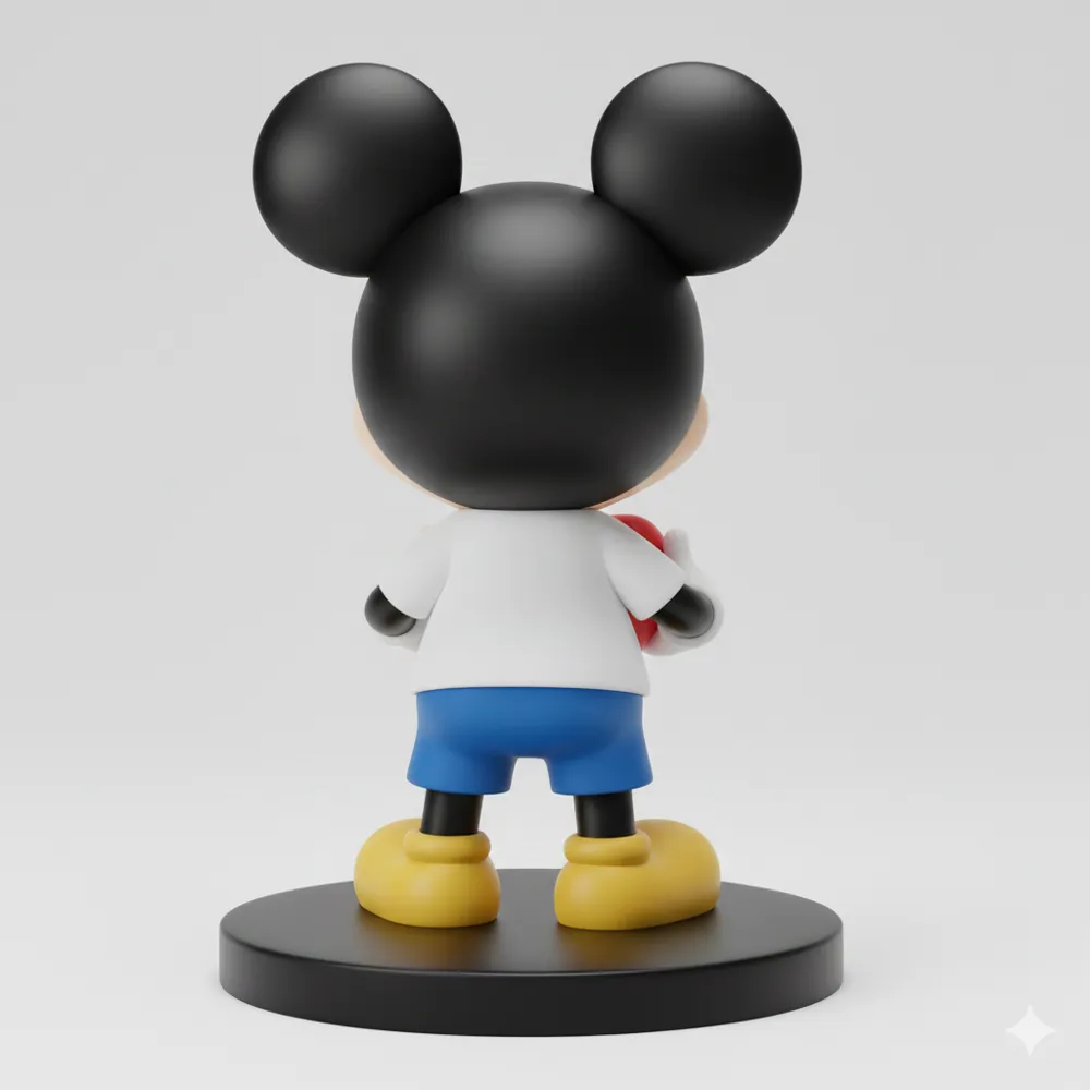 Chibi Love Mickey Mouse - Valentine's Day - Free 3D Print Model ...