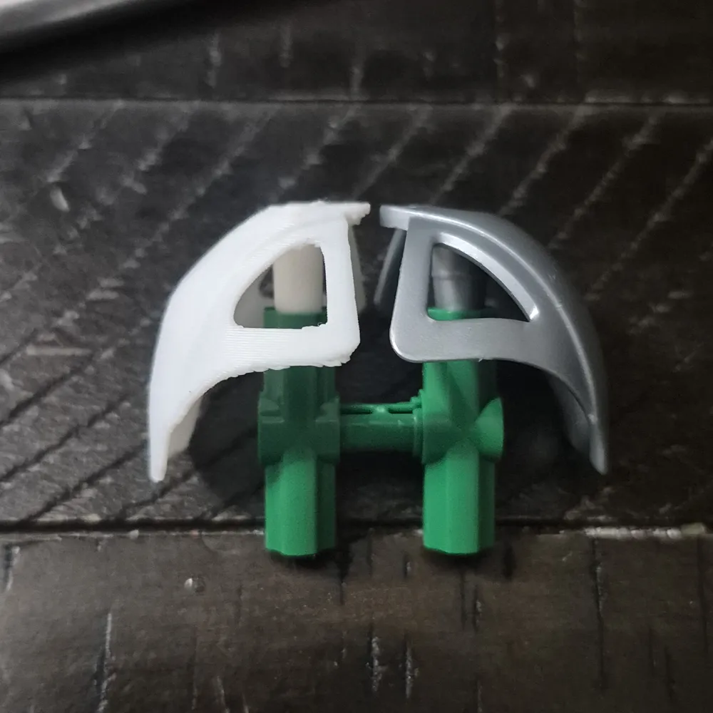 Bionicle Nuva Shoulder Armor (90% Accuracy) - Free 3D Print Model ...